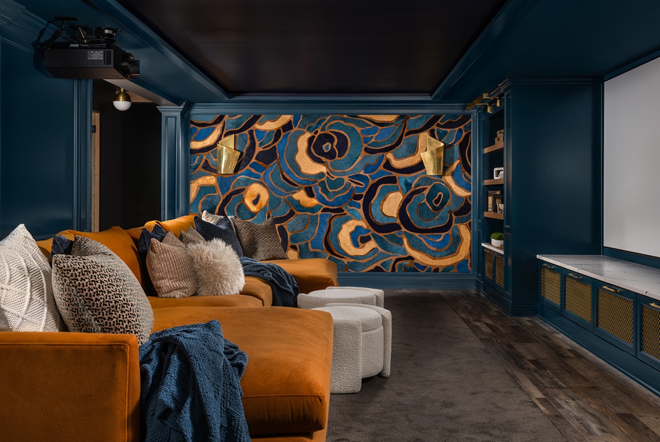 How To Style A Blue Lounge